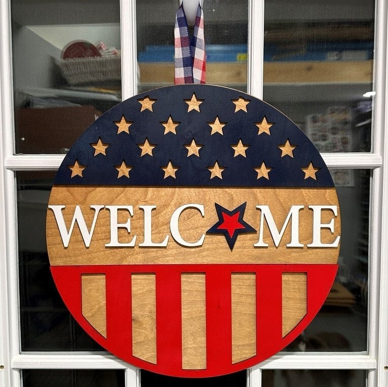 Welcome - Flag | A + J Creations